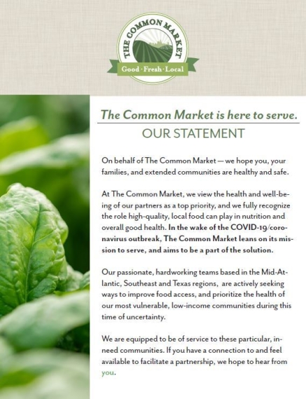 The Common Market | Case Studies and Reports
